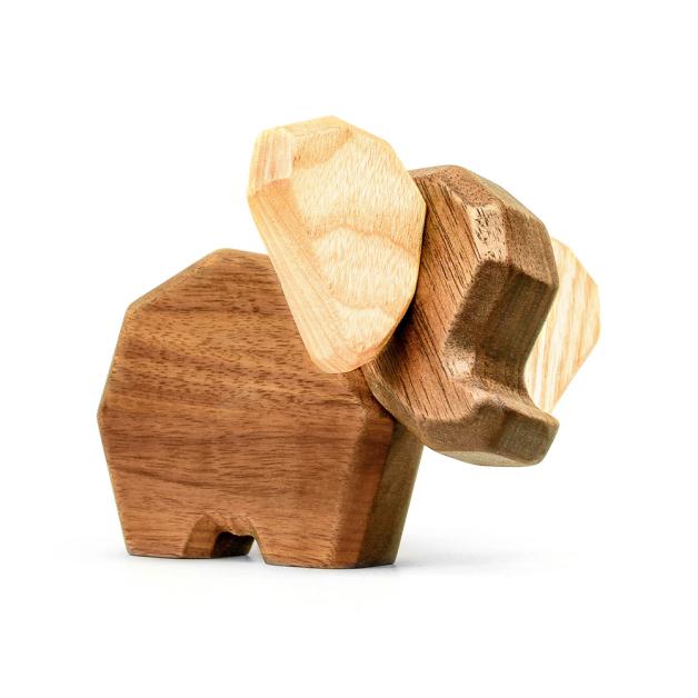 FableWood Elefant unge | Træfigur med magneter