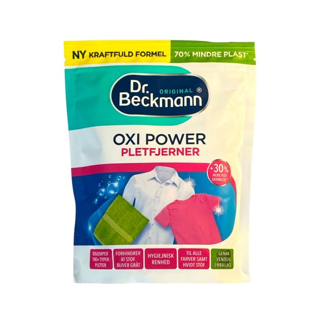 Dr. Beckmann, Pletfjerner pulver, Oxi Power, 400 gram i pose
