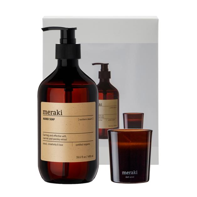 Meraki gaveæske, Everyday Pampering, håndsæbe og lys